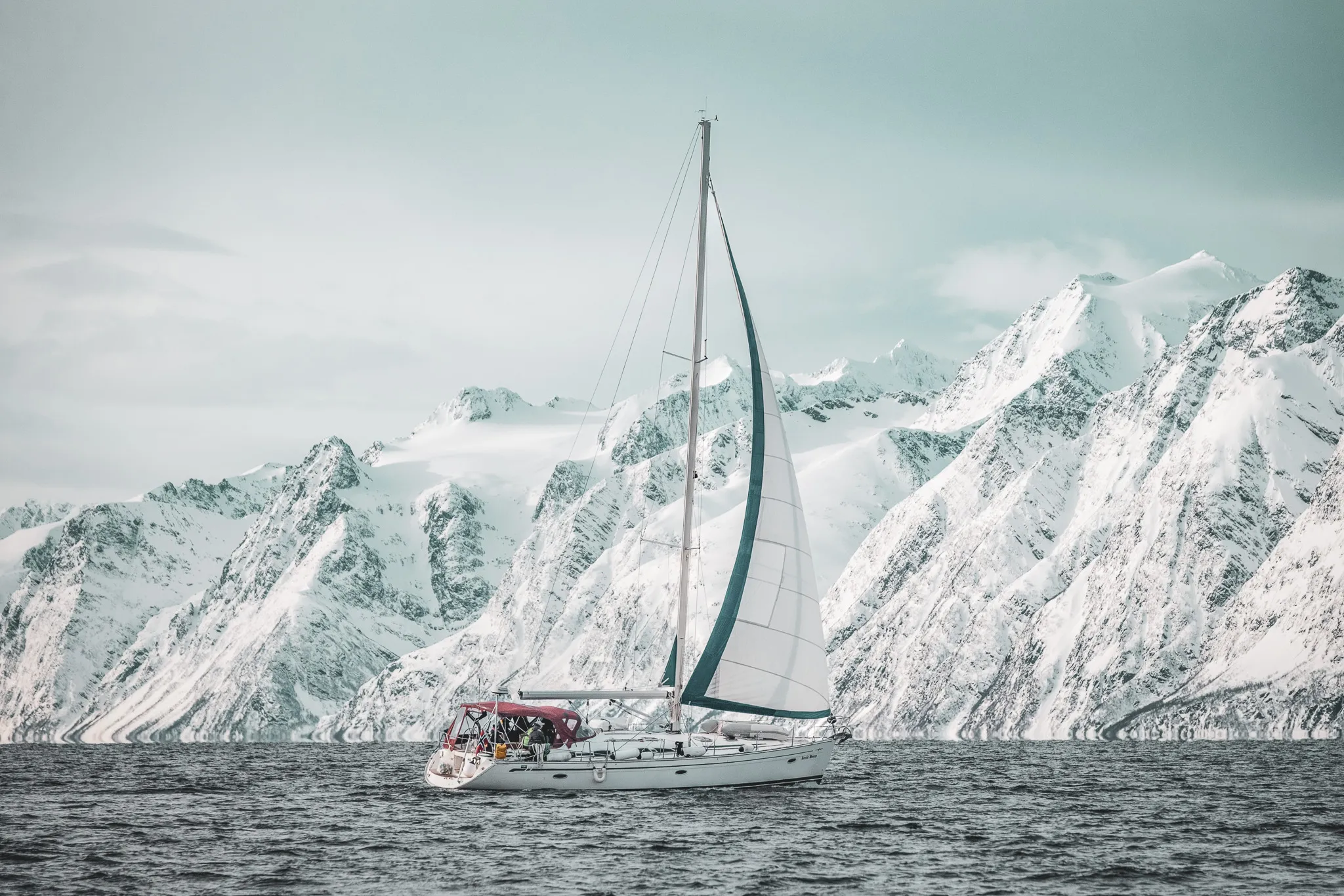Ski touring and sailing in the Lyngen Alps