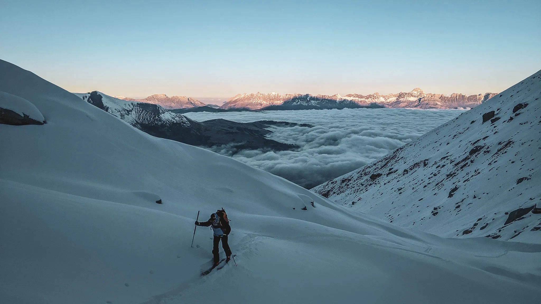 Premiers sommets en ski de rando autour du Mont Blanc
